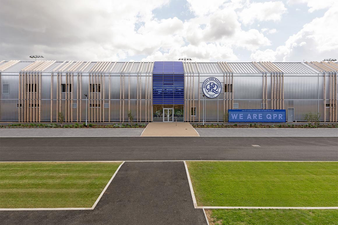 QPR Training Academy - Kalzip Coated Aluminium Roof