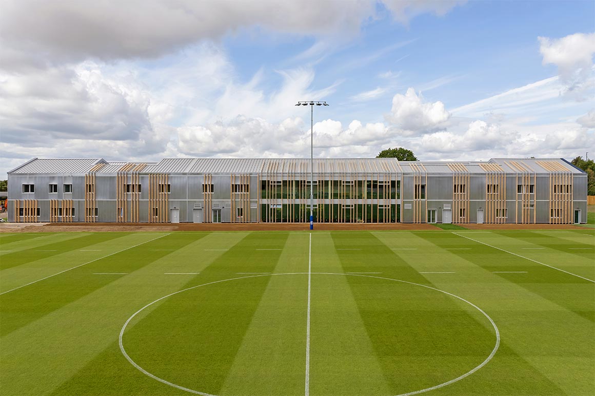 QPR Training Academy - Kalzip Coated Aluminium Roof