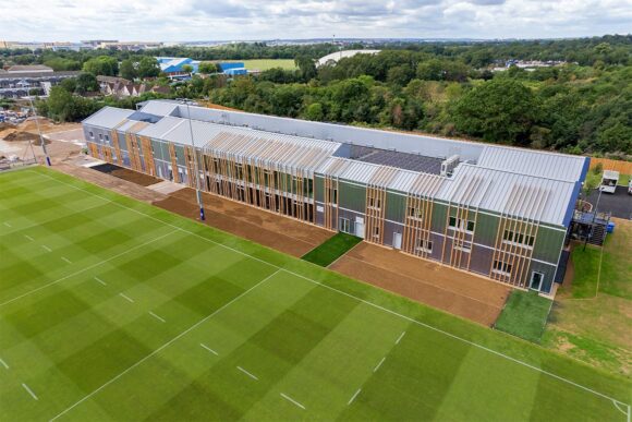 QPR Training Academy - Kalzip Coated Aluminium Roof